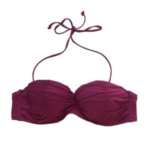 Ardene Swim | Purple Ruched Convertible Bikini Bandeau Swim Top | Poshmark